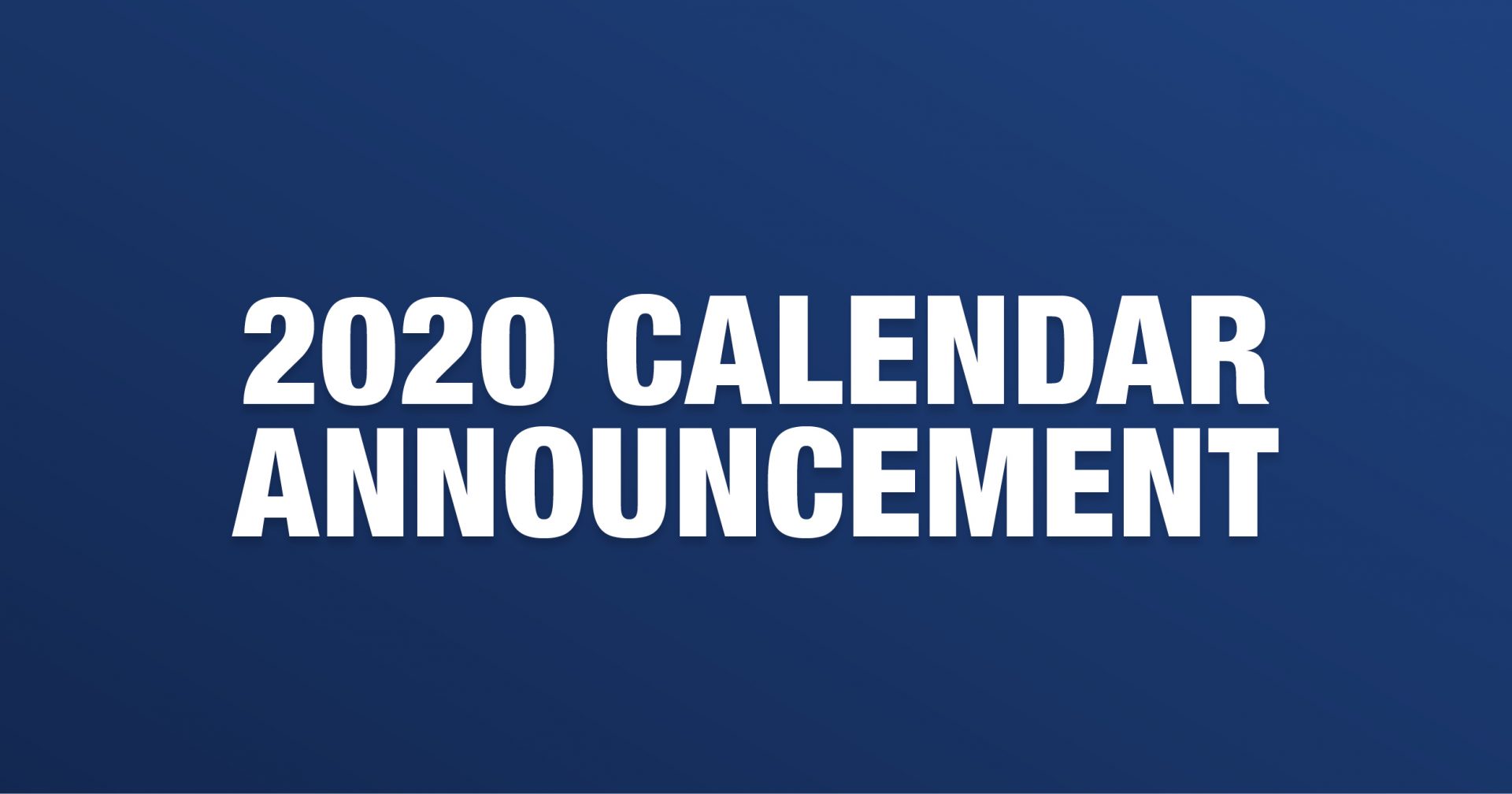 2020 Calendar Announcement | Scottish Motor Racing Club